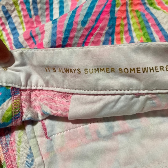 Lilly Pulitzer | Shorts | Lilly Pulitzer Its Always Summer Somewhere Buttercup Shorts | Poshmark